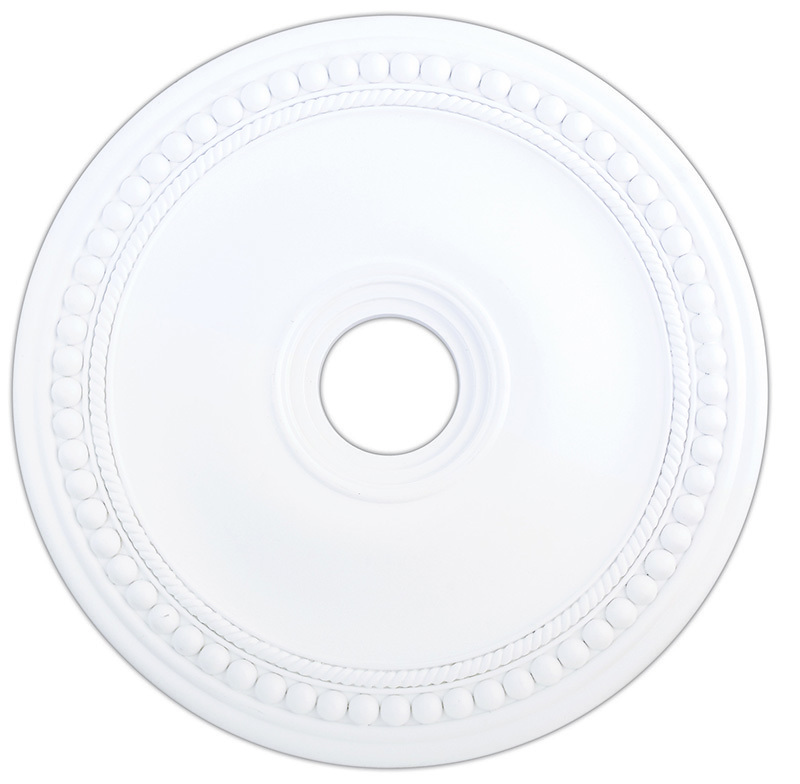 White Ceiling Medallion : 82075-03 | SHE Lighting